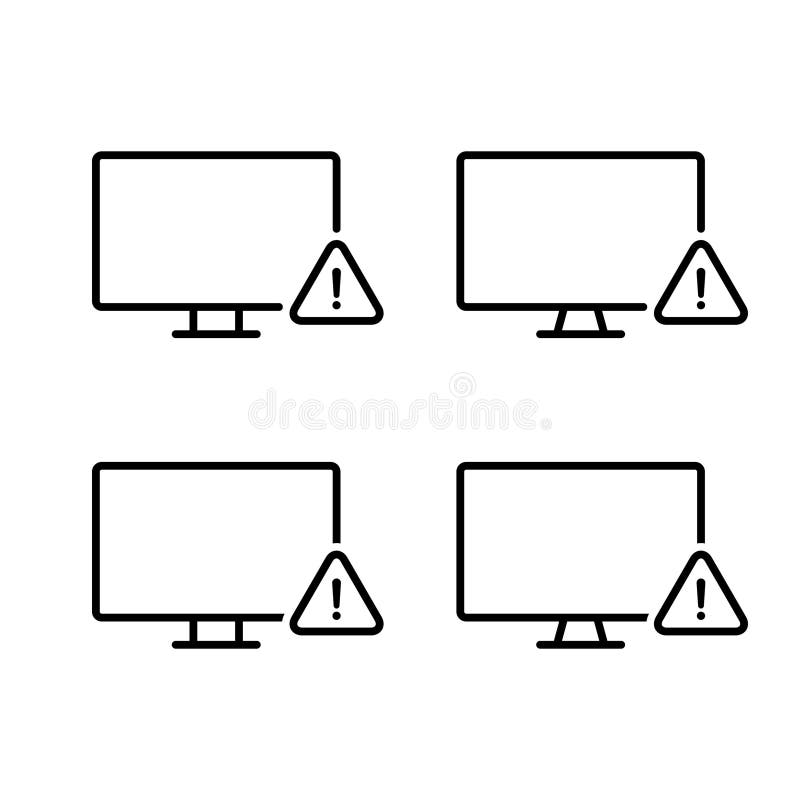 Warning Sign Computer Stock Illustrations – 32,641 Warning Sign ...