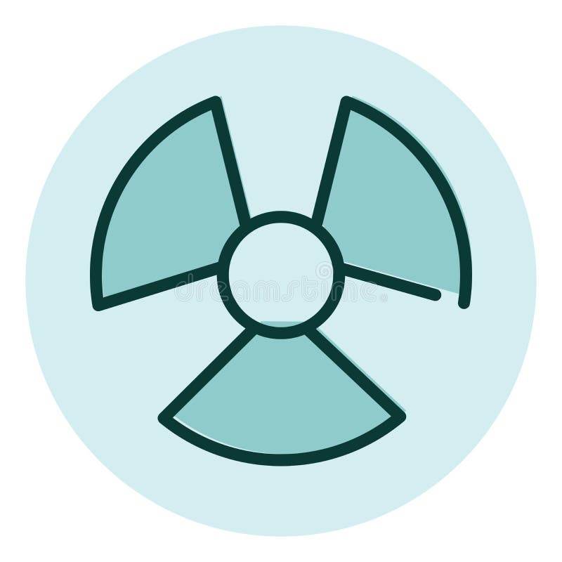 Warning Sign Dangerous Radiation, Icon Stock Vector - Illustration of ...