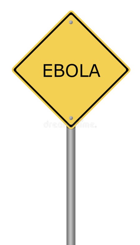 Warning Sign EBOLA stock illustration. Illustration of congo - 44433504