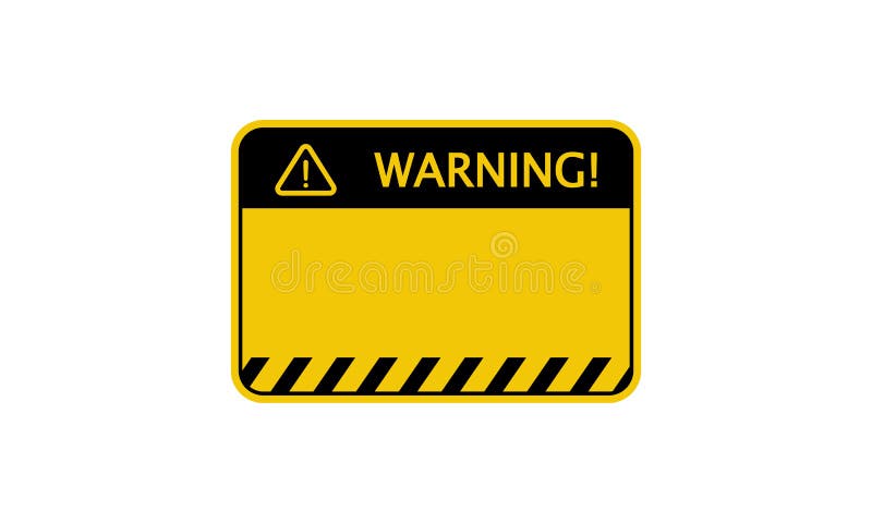 Blank Warning Sign Templates Set. Traffic Signs. Triangle, Square or ...