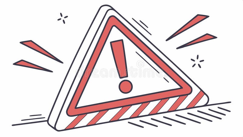 Warning Sign with Exclamation, Alert and Attention Symbol Vector Design ...