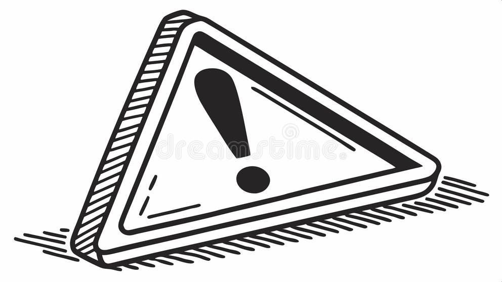 Triangular Warning Symbol Sign Stock Illustrations – 5,656 Triangular ...