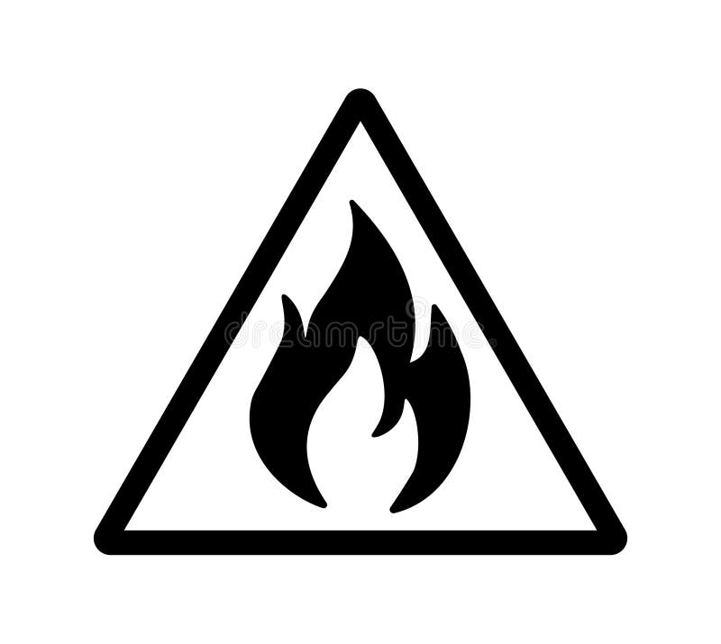Flame Hazard Symbol Stock Illustrations – 12,311 Flame Hazard Symbol ...