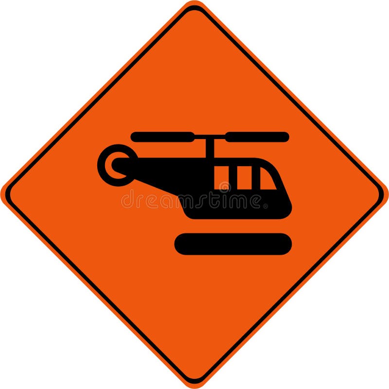 Warning Sign With Kids Play Stock Illustration - Illustration of ...