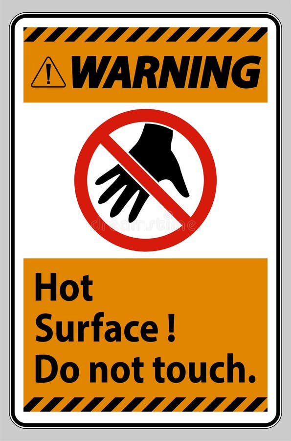 Do Not Touch Warning Sign Stock Illustrations – 1,415 Do Not Touch ...