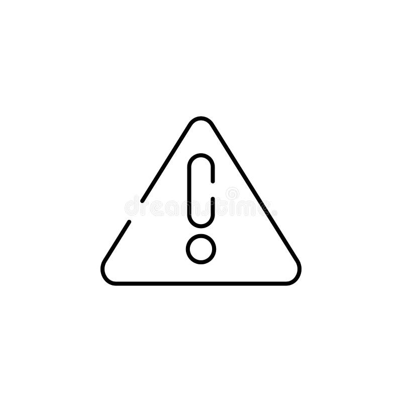 Warning Sign Icon. Element of Construction for Mobile Concept and Web ...