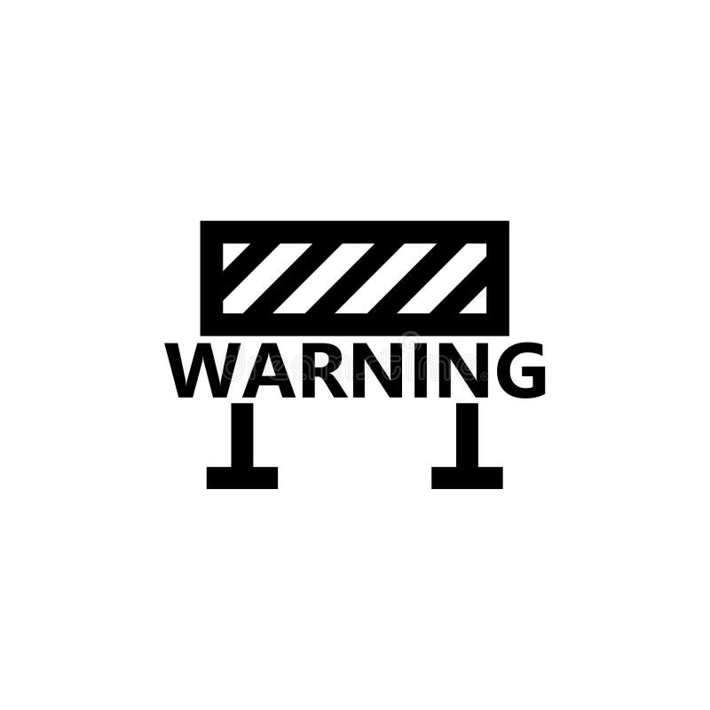 Warning sign or icon stock illustration. Illustration of icon - 142786530