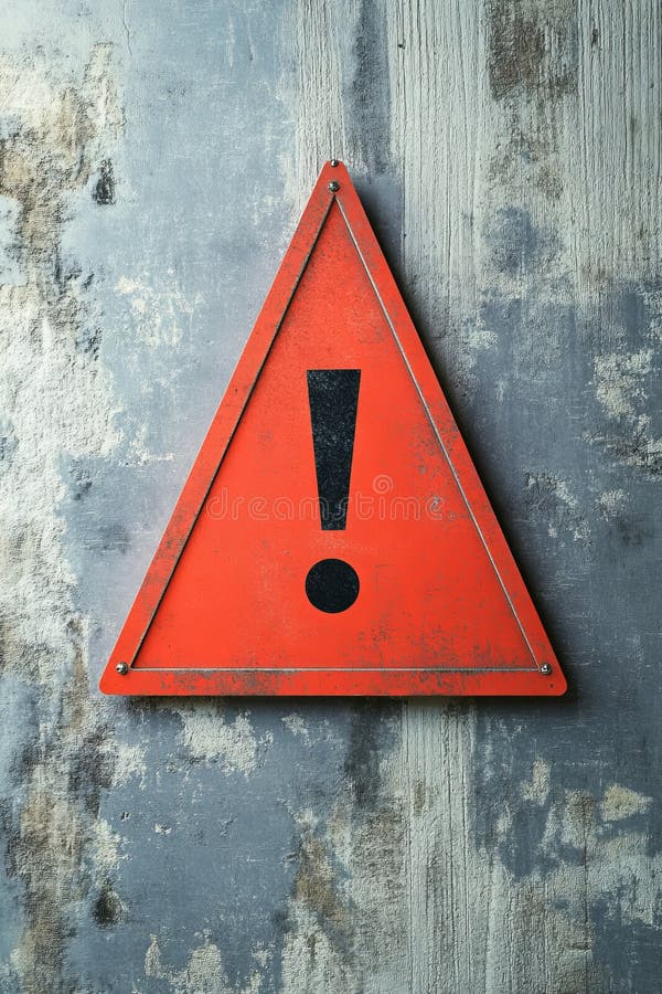 Warning Sign this is an Important Attention and Caution Symbol that ...