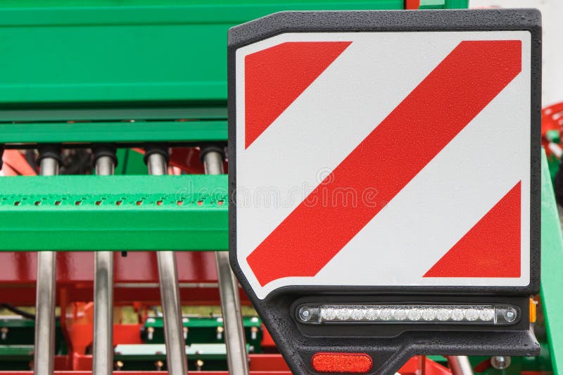 Warning Sign in Industrial or Agricultural Machine Informing about ...