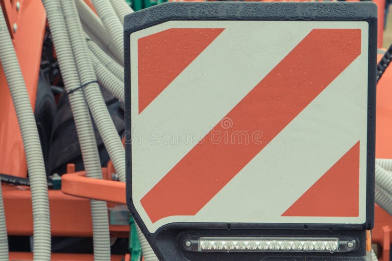 Warning Sign in Industrial Machine Informing about Danger Stock Image ...