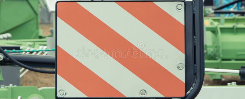 Warning Sign in Industrial Machine Informing about Danger Stock Image ...