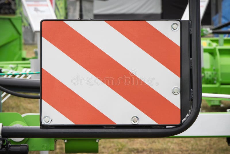 Warning Sign in Industrial Machine Informing about Danger Stock Image ...