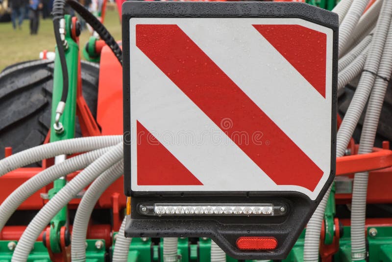 Warning Sign in Industrial Machine Informing about Danger Stock Image ...