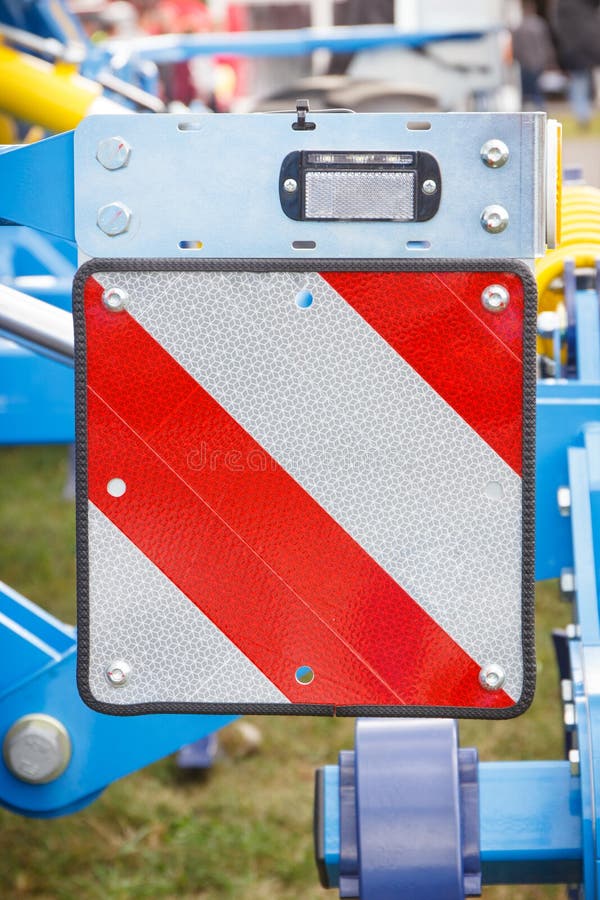 Warning Sign Informing about Danger during Transport Stock Photo ...