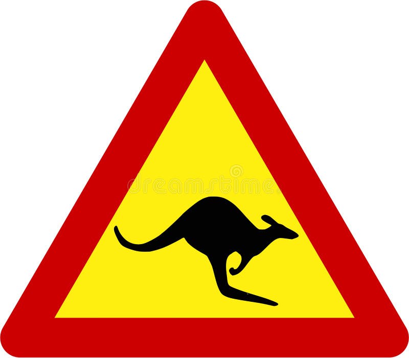 Beware Kangaroos Stock Illustrations – 19 Beware Kangaroos Stock ...