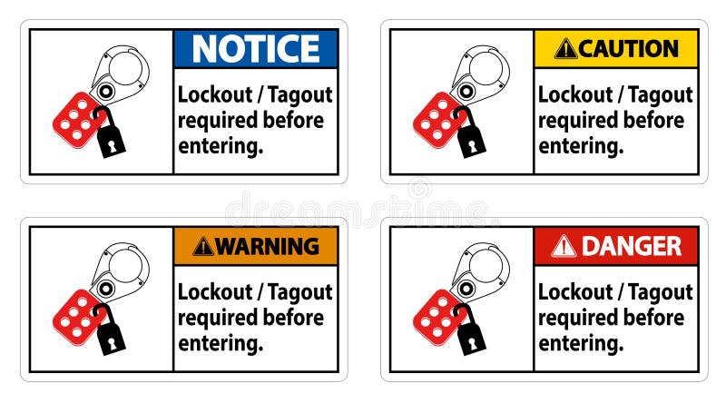 Lockout Tagout Stock Illustrations – 90 Lockout Tagout Stock ...