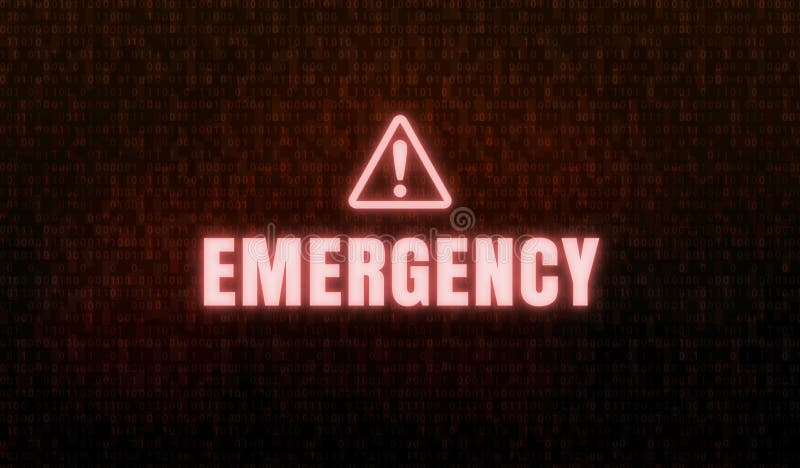 Warning Sign on PC Screen Computer Virus, Hacking Etc Stock Photo ...