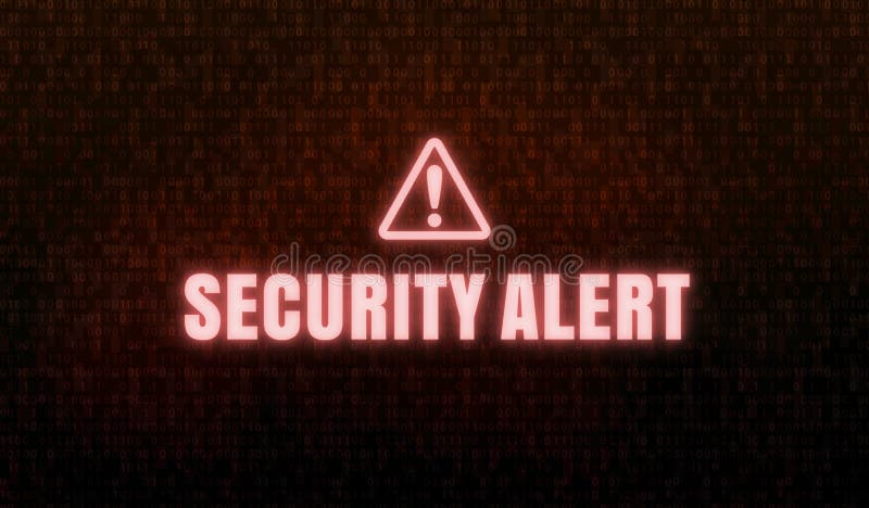 Warning Sign on PC Screen Computer Virus, Hacking Etc Stock Image ...