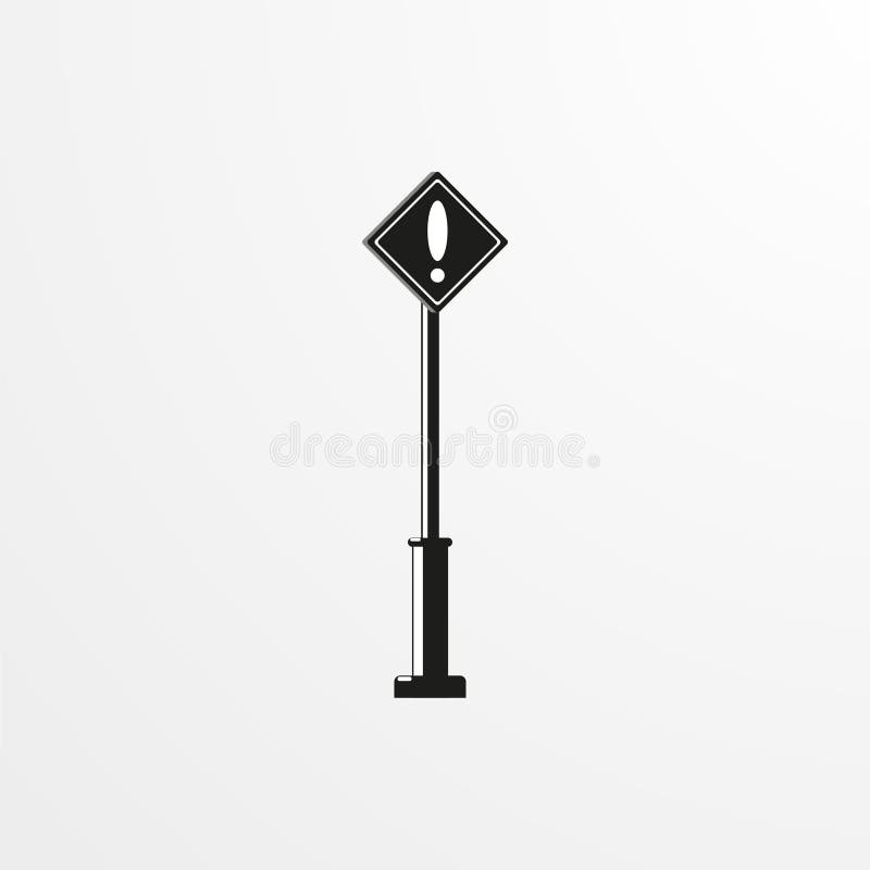 Warning Sign with the Inscription `danger Zone`. Vector Illustration ...