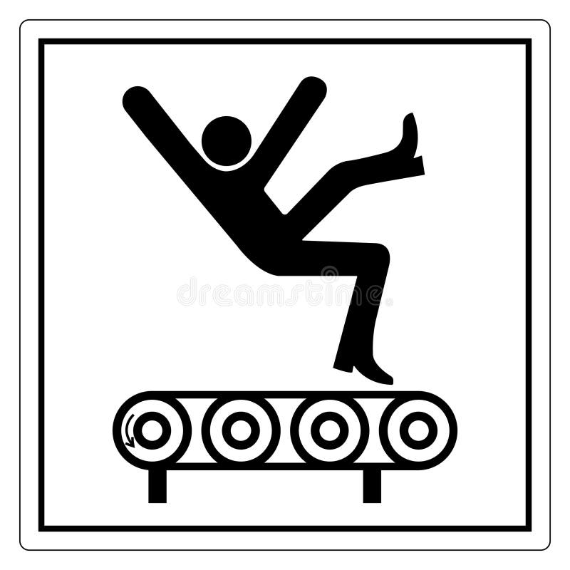 Slippery Surface Sign, Slippery Floor Warning Black, Wet Floor Sign ...