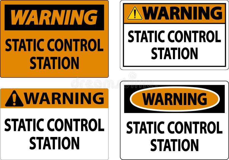 Standby Warning Sign Stock Illustrations – 98 Standby Warning Sign ...