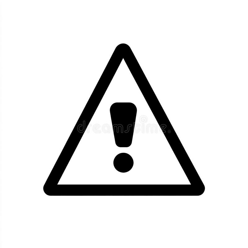 Warning Sign Symbolizing Potential Hazard or Danger, Highlighting Risk ...