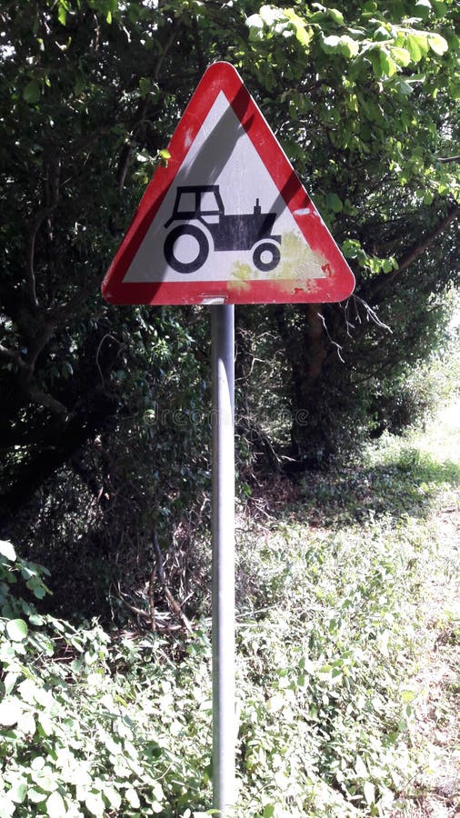 Tractors only sign stock image. Image of sign, plants - 46087547