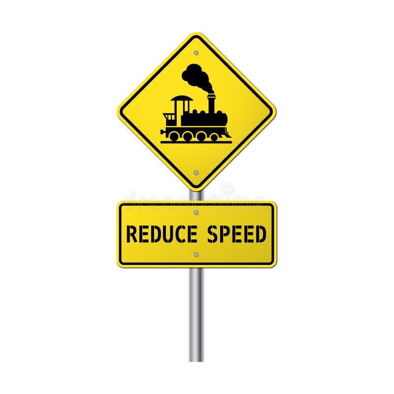 Reduce Speed Sign Stock Illustrations – 236 Reduce Speed Sign Stock ...