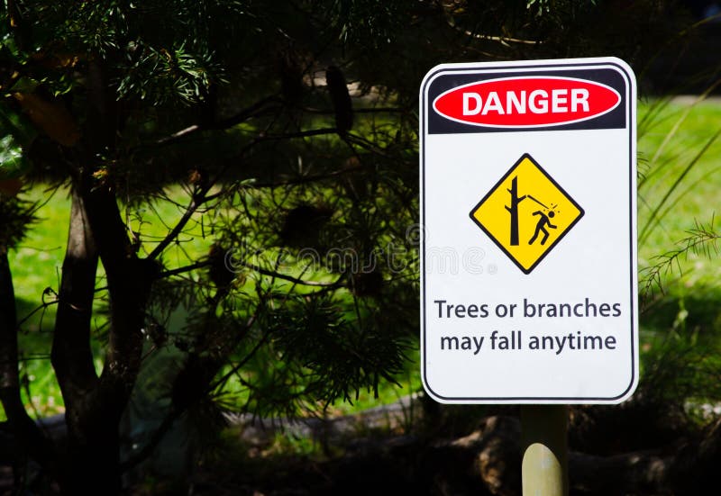 Sign precaution fall stock photo. Image of precaution - 53617034