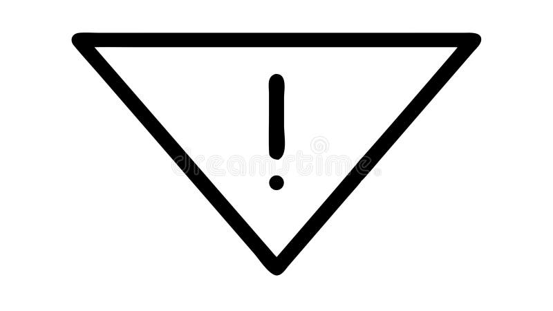 Warning Sign Triangle: Caution and Alert Symbol Vector, Vector Design ...