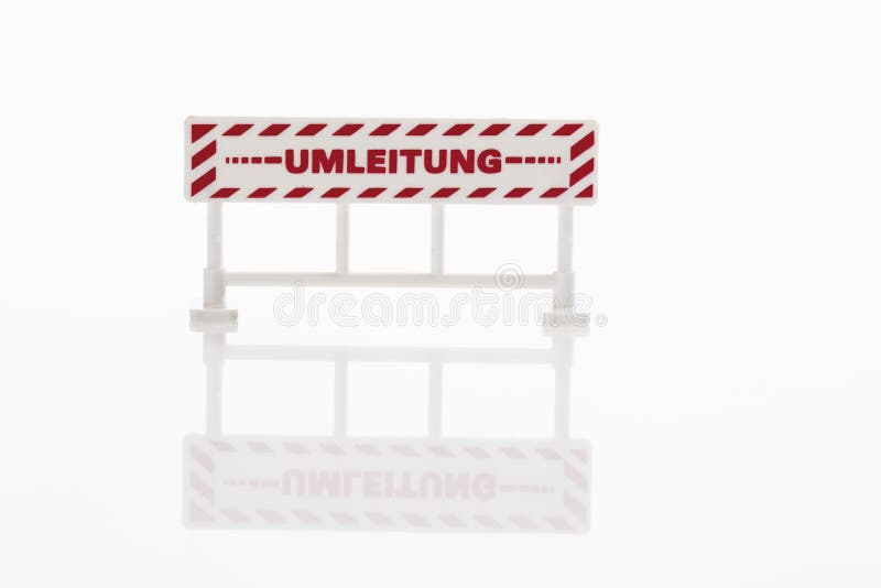 Warning Sign on White Background Stock Photo - Image of object ...