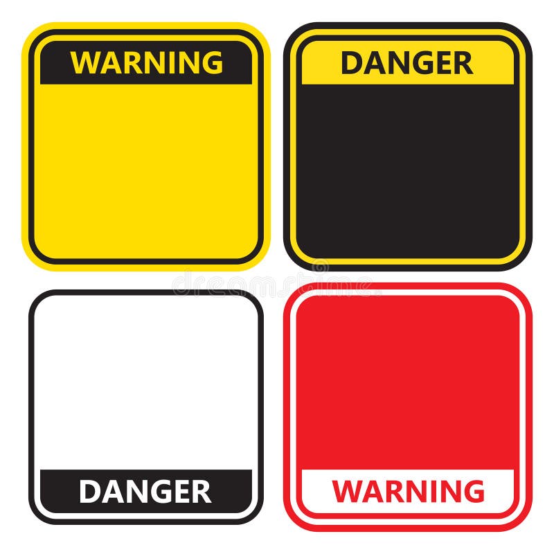 Warning Sign Background Stock Illustrations – 280,478 Warning Sign ...