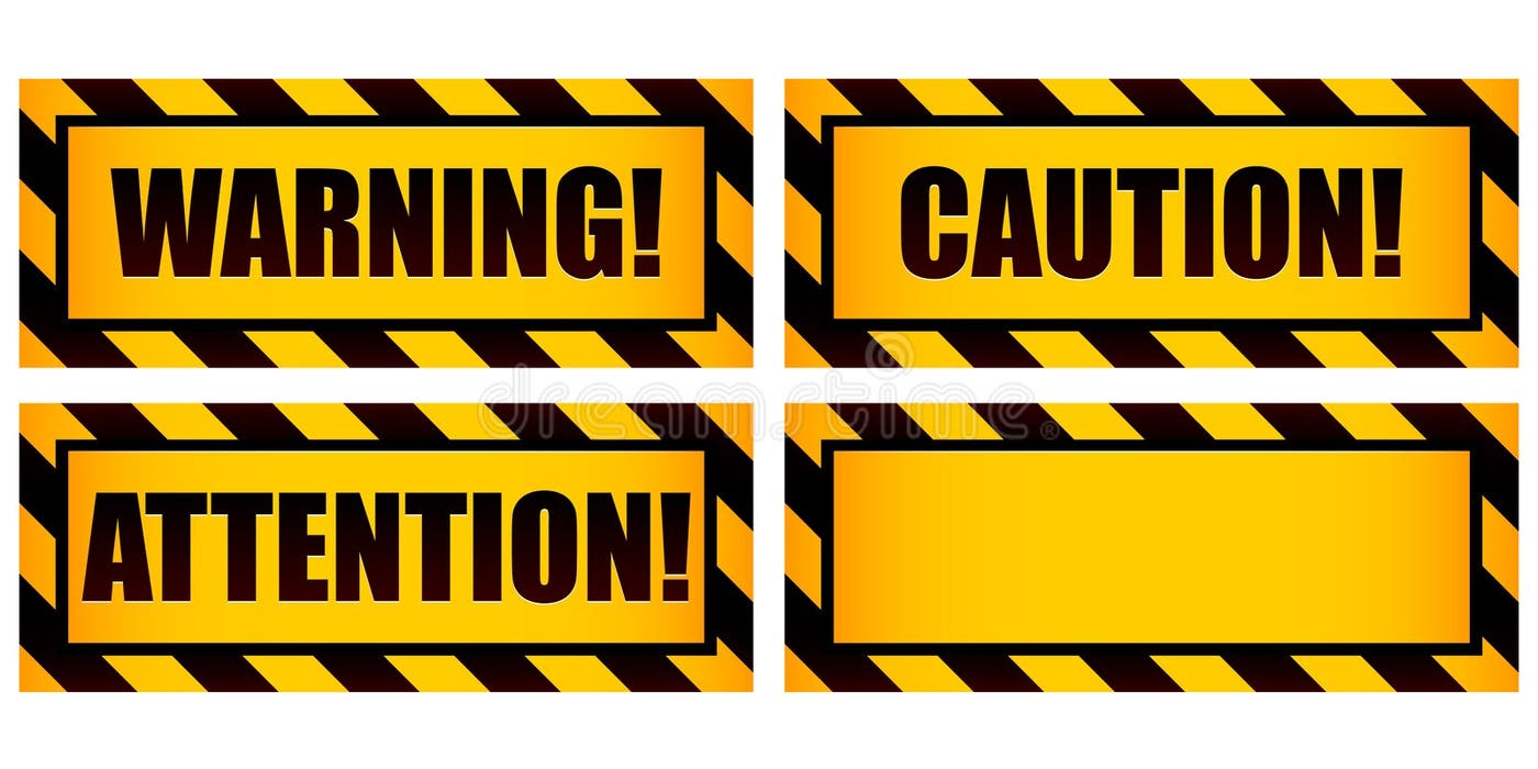 Custom Warnings Stock Illustrations – 36 Custom Warnings Stock ...