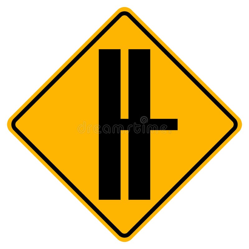 Highway Intersection Ahead Traffic Road Sign,Vector Illustration ...
