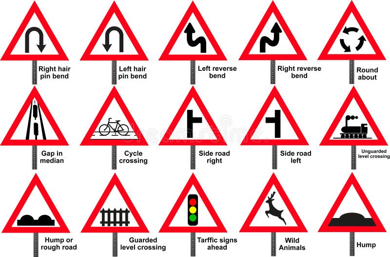Warning Signs Set 2 Editable AI Vector Collection for Safety Graphics ...
