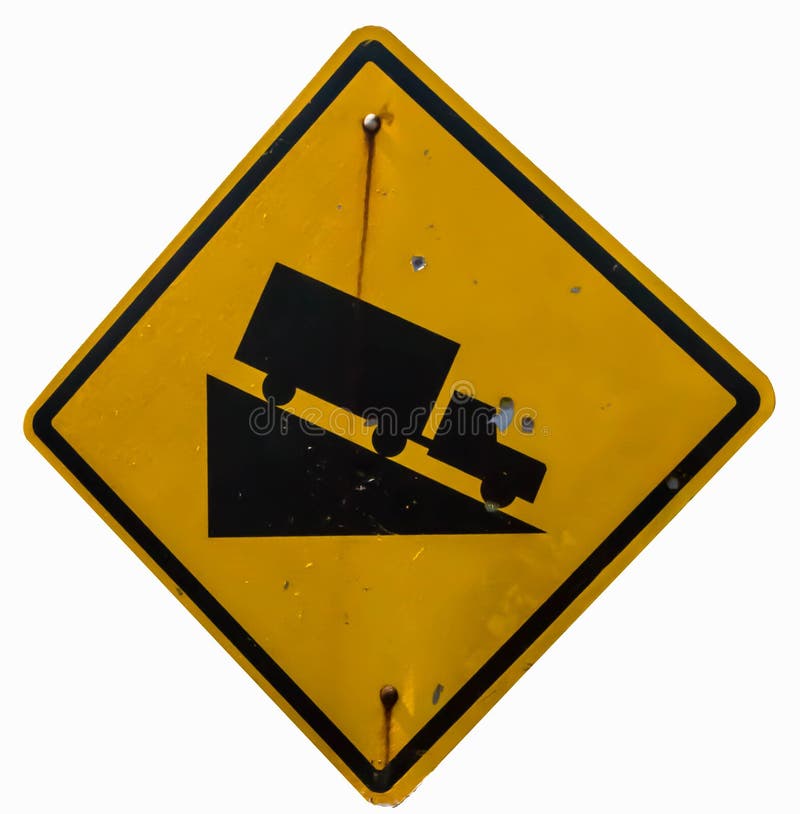 Warning slope stock photo. Image of slope, ramp, beware - 46642604