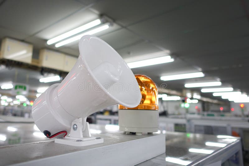 Warning Sound Alarm for Machine Stock Image - Image of dipterocarpaceae ...