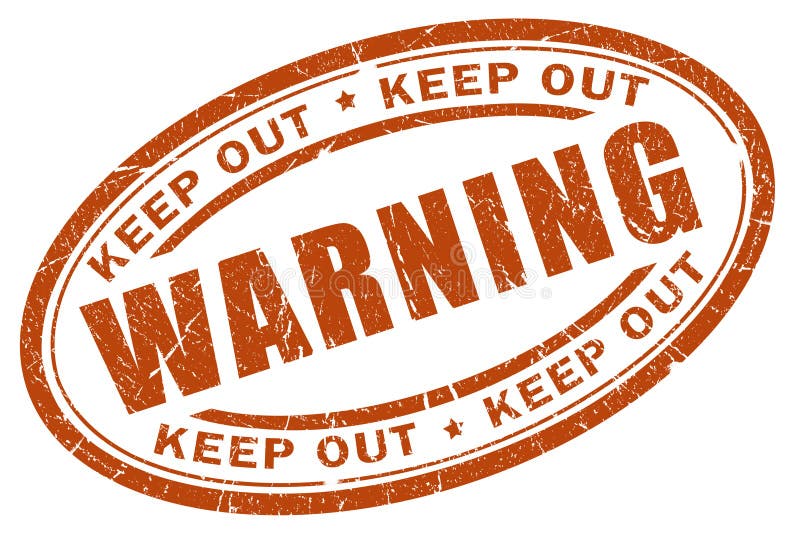 Warning stamp stock illustration. Illustration of attention - 18209687