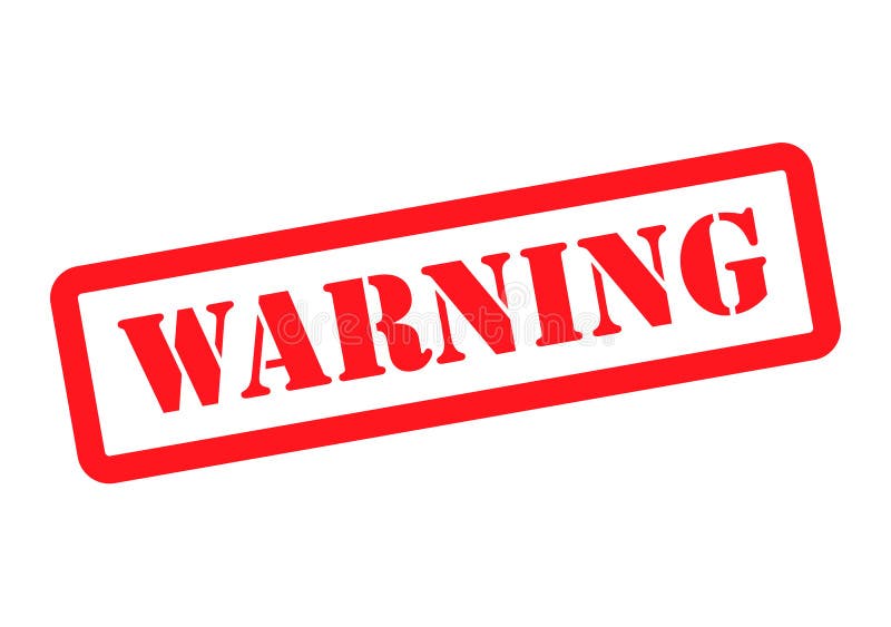 Warning Stamp Symbol, Label Sticker Sign Button, Text Banner Vector Illustration Stock Vector ...