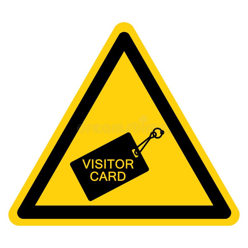 Warning Stop Return Card Symbol Sign, Vector Illustration, Isolate on ...