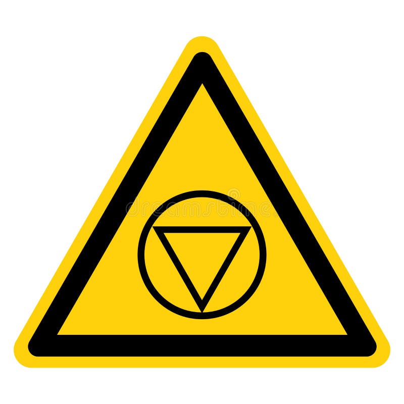 Warning Stop Symbol Sign, Vector Illustration, Isolate on White ...