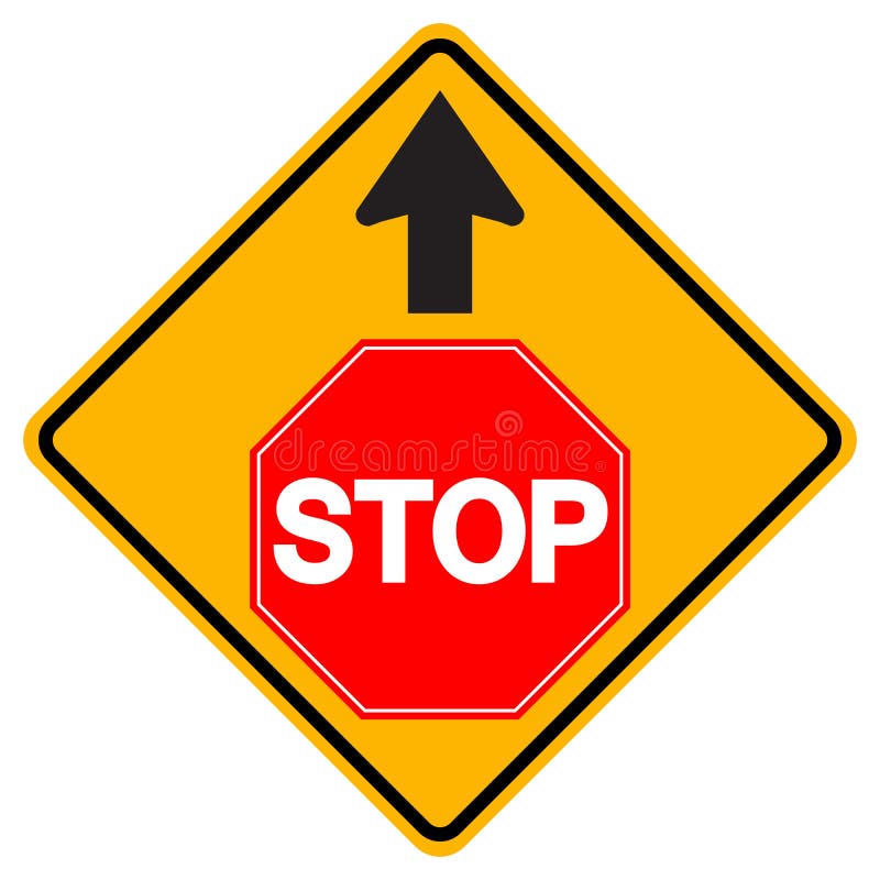 Warning Traffic Sign Merging Left Lane,Vector Illustration, Isolate on ...
