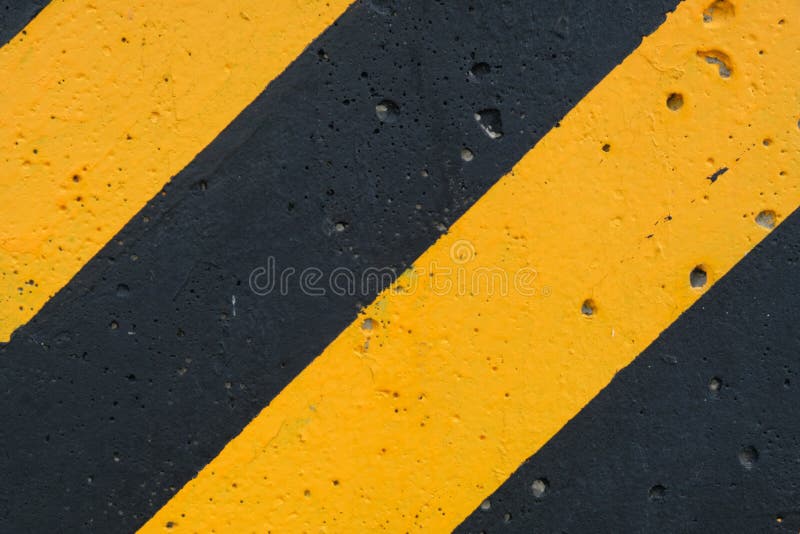 Warning Striped Rectangular Background, Yellow and Black Color Stock ...