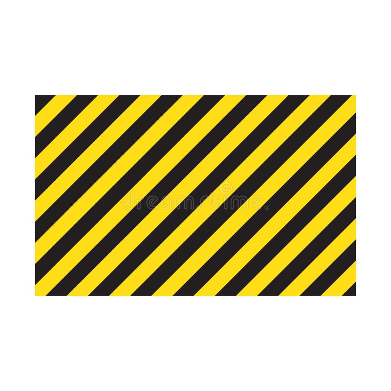 Warning Striped Rectangular Background Yellow And Black Stripes On The