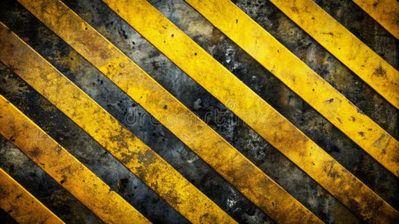 Warning Stripes a Gritty Industrial Background for Safety and Caution ...