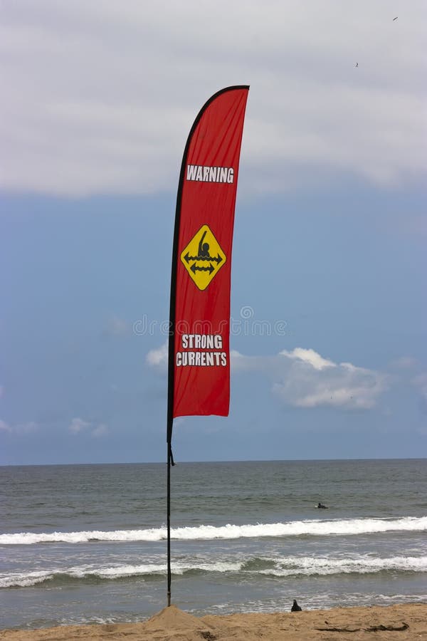 Warning Strong Currents Sign Stock Photo - Image of symbol, danger ...