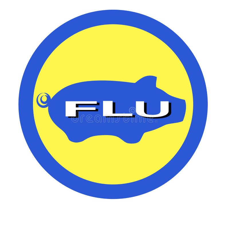 Swine flu symbol stock image. Image of head, mouth, disease - 9613555