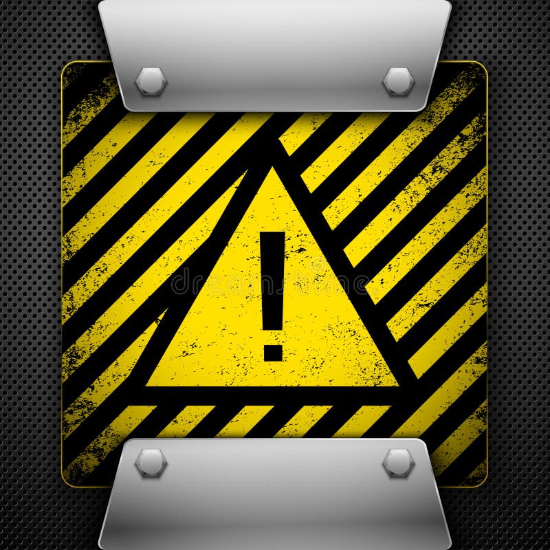 Warning Symbol. stock vector. Illustration of sign, alertness - 19704168