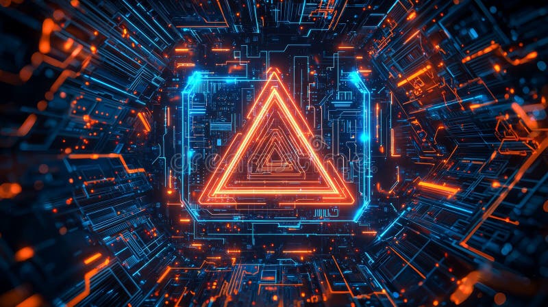 Warning Symbol for Chemical Hazard on Container Stock Image - Image of ...