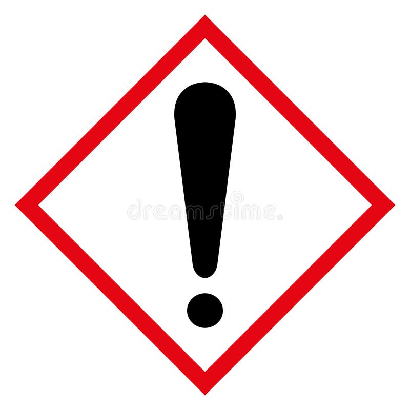Warning Symbols for Caution Illustration. Stock Illustration ...